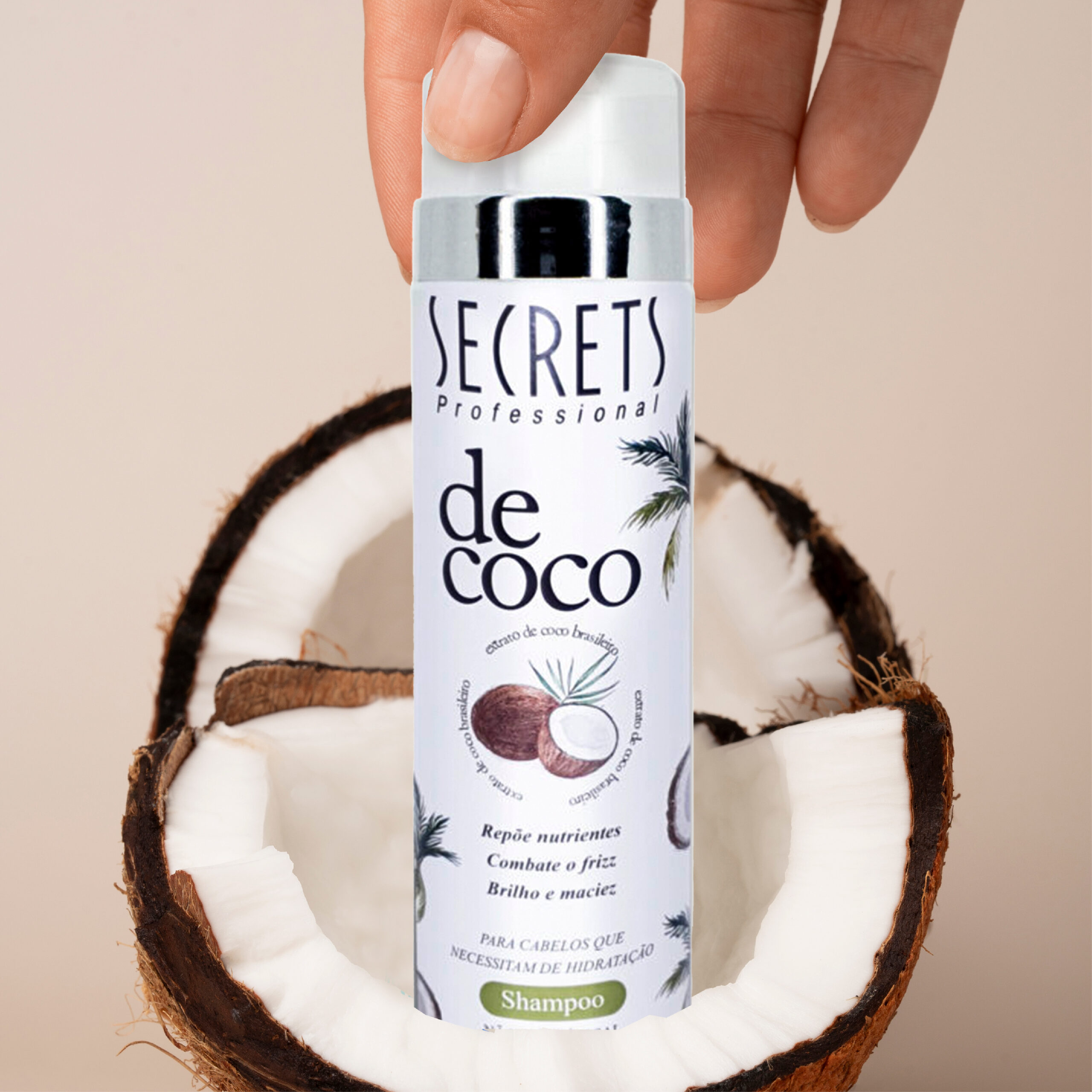 Shampoo de Coco 300 ml Secrets Brasil - onebeauty